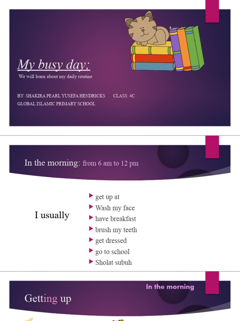 My Busy Day Fun Activities Games Grammar Guides Picture Dictio 94482 ...