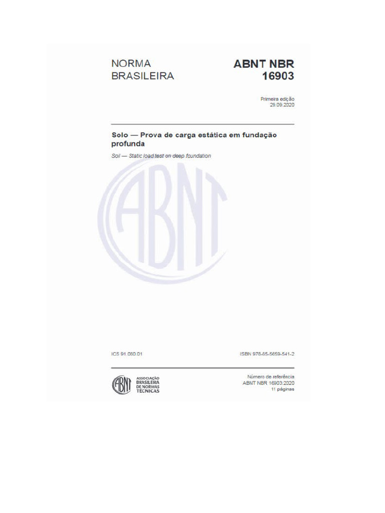 NBR 16903 | PDF
