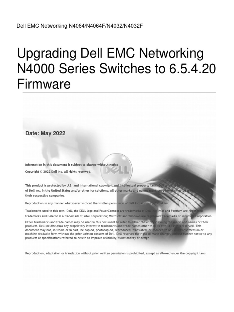 Upgrading Dell EMC Networking N4000 Series Switches From Version 6.x.x ...