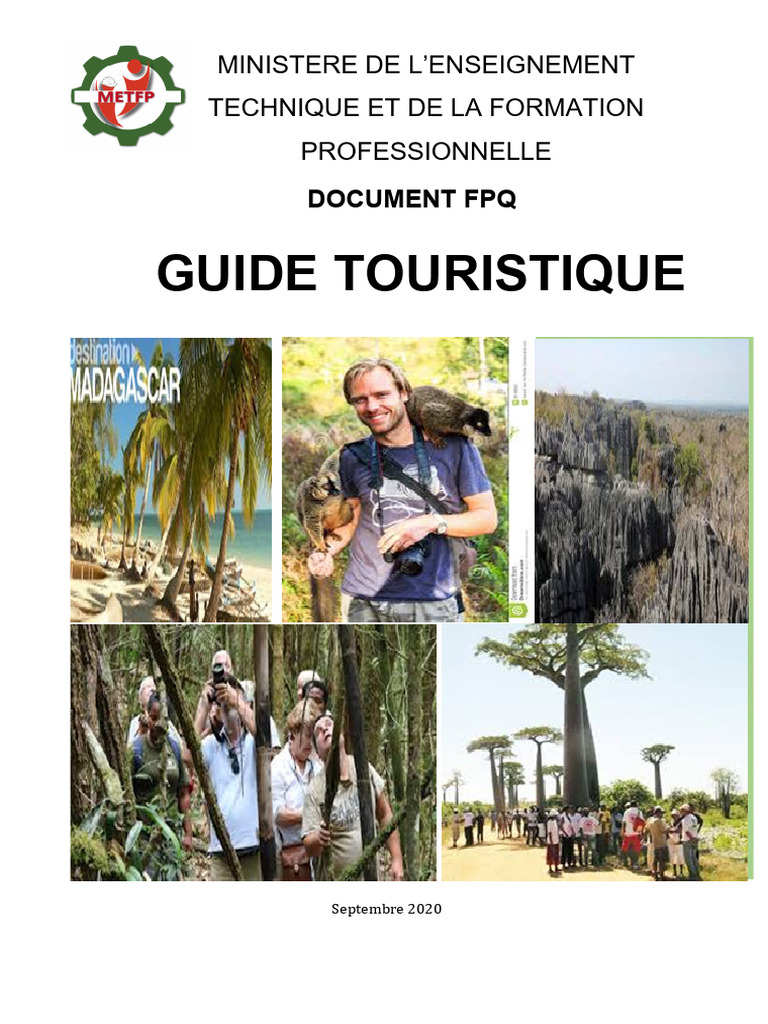 Formation Guide Touristique Professionnel | PDF | Sécurité | Compétence ...