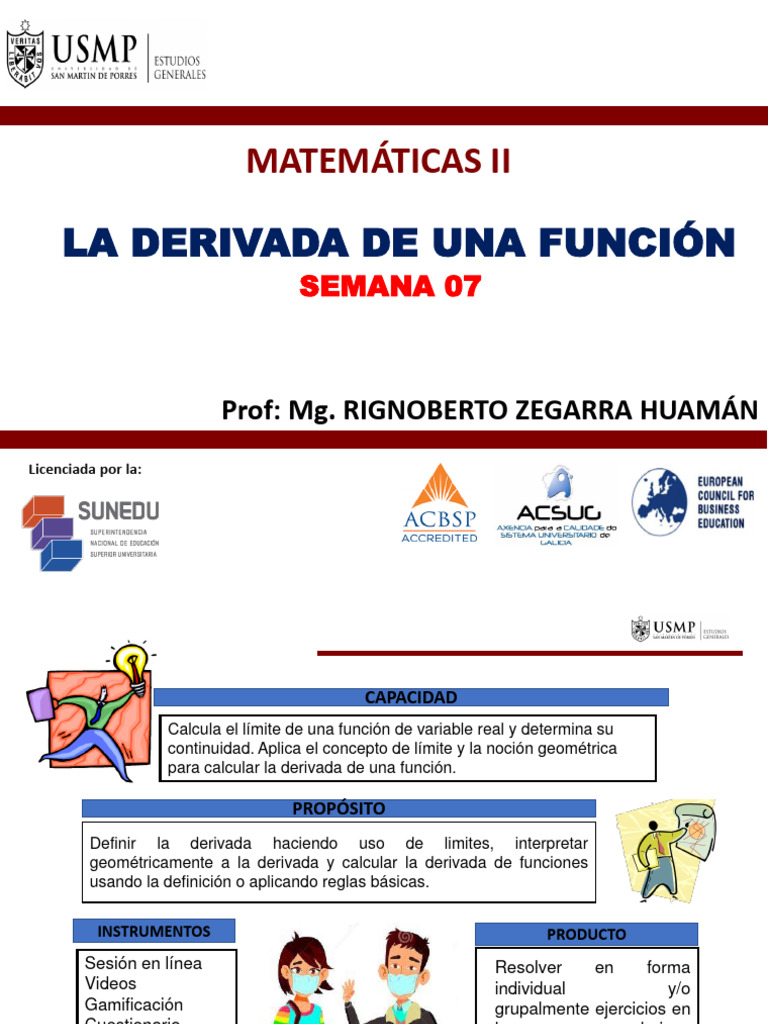 S07-La Derivada | PDF | Derivado | Función (Matemáticas)