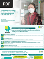 Dashboard Monitoring Implementasi SATUSEHAT | PDF