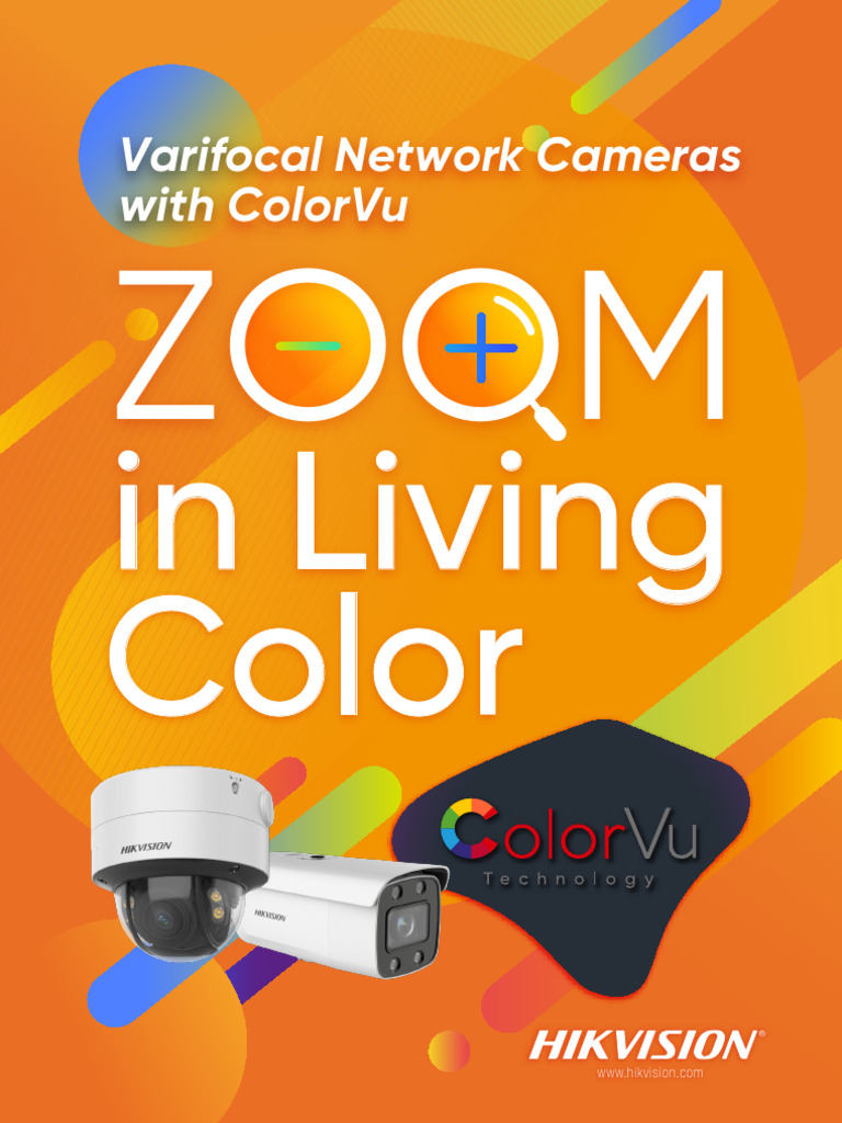 Varifocal Network Camera With ColorVu Leaflet 202107 | PDF