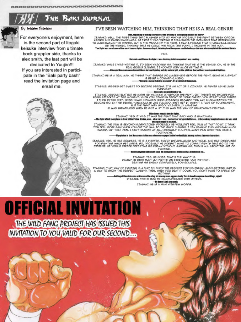 Baki 01 | PDF | Mixed Martial Arts | Grappling