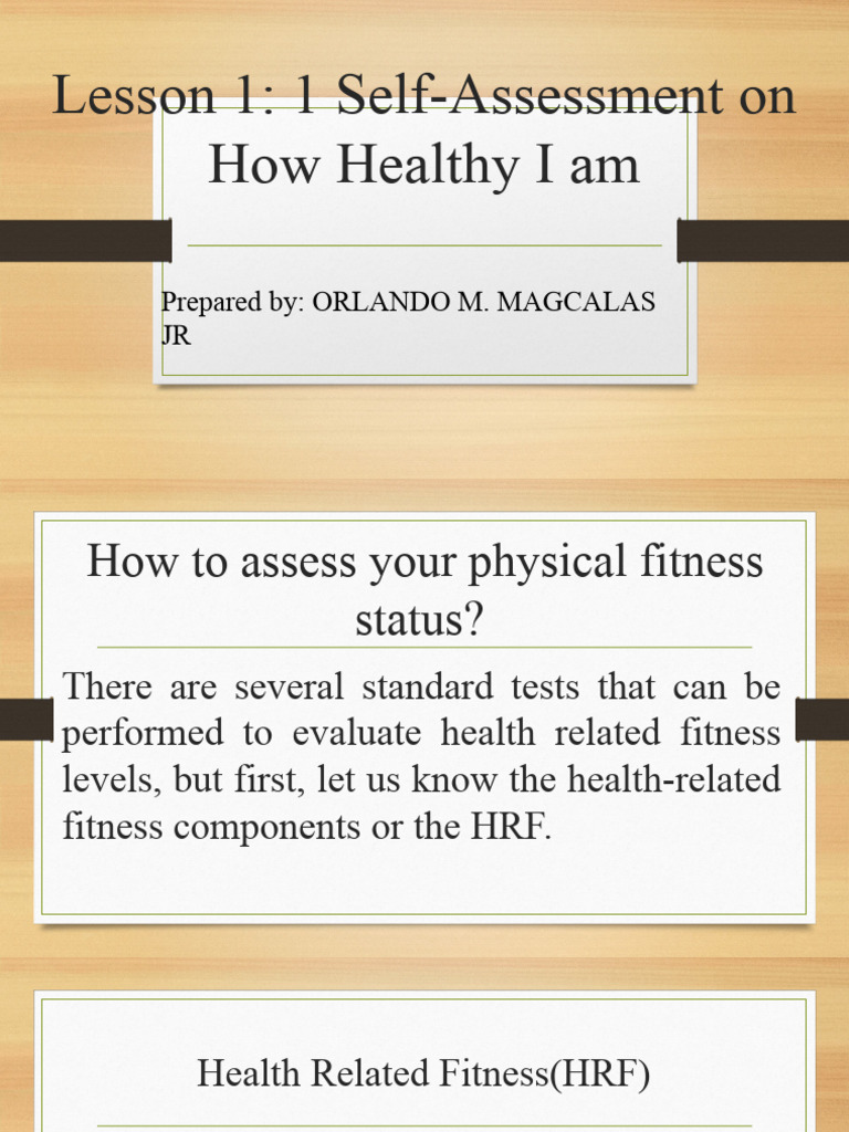 Health Fitness Self-Assessment Guide | PDF | Physical Fitness ...
