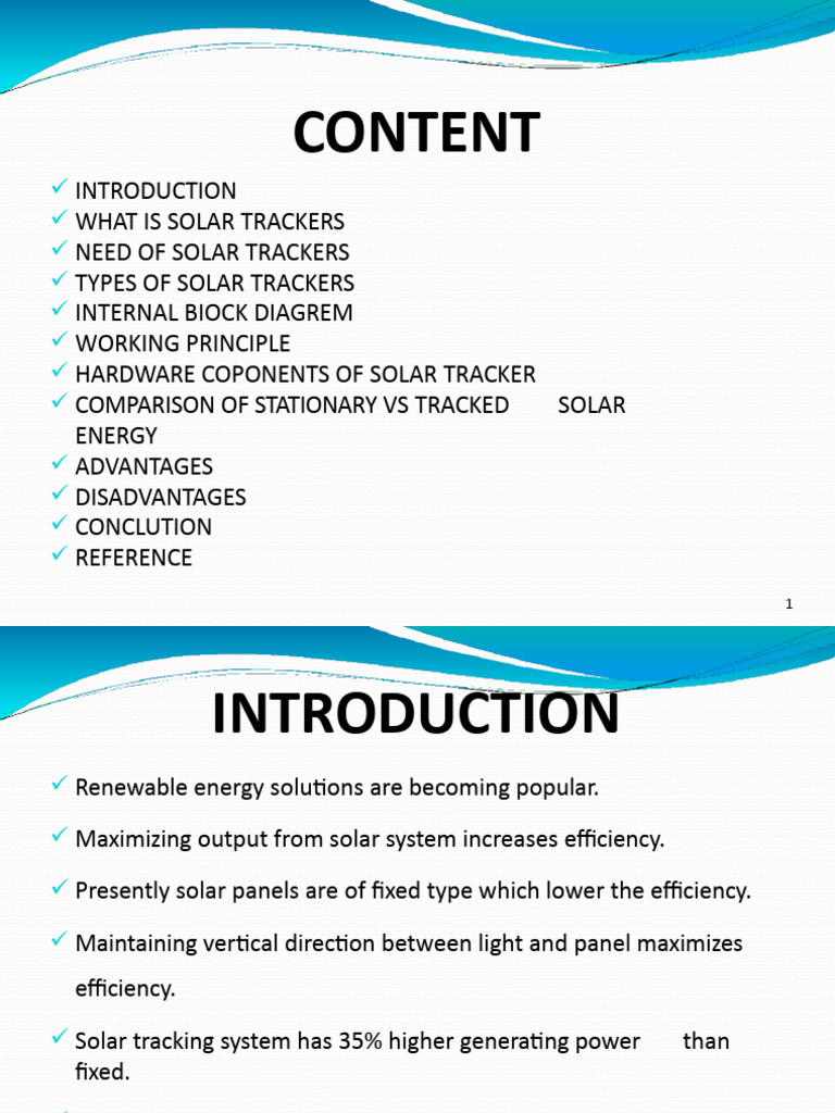 Solar Tracking Systems | PDF | Photovoltaics | Solar Power
