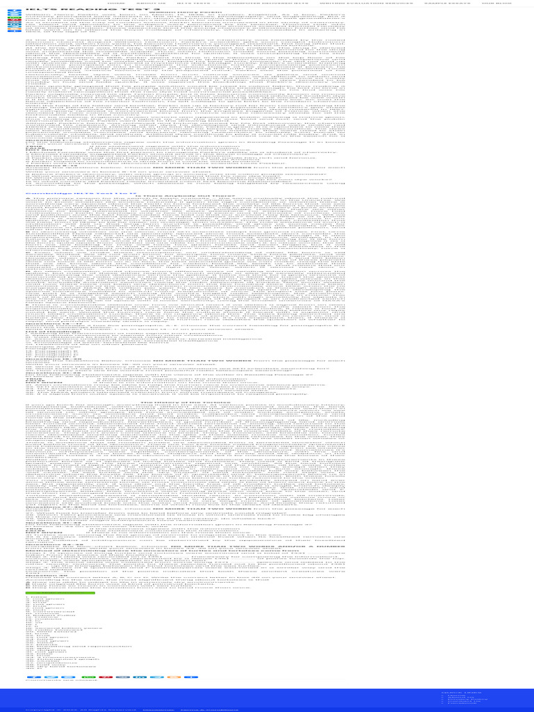 IELTS MASTER _ IELTS Reading Test 3 | PDF | Turtle | Dye