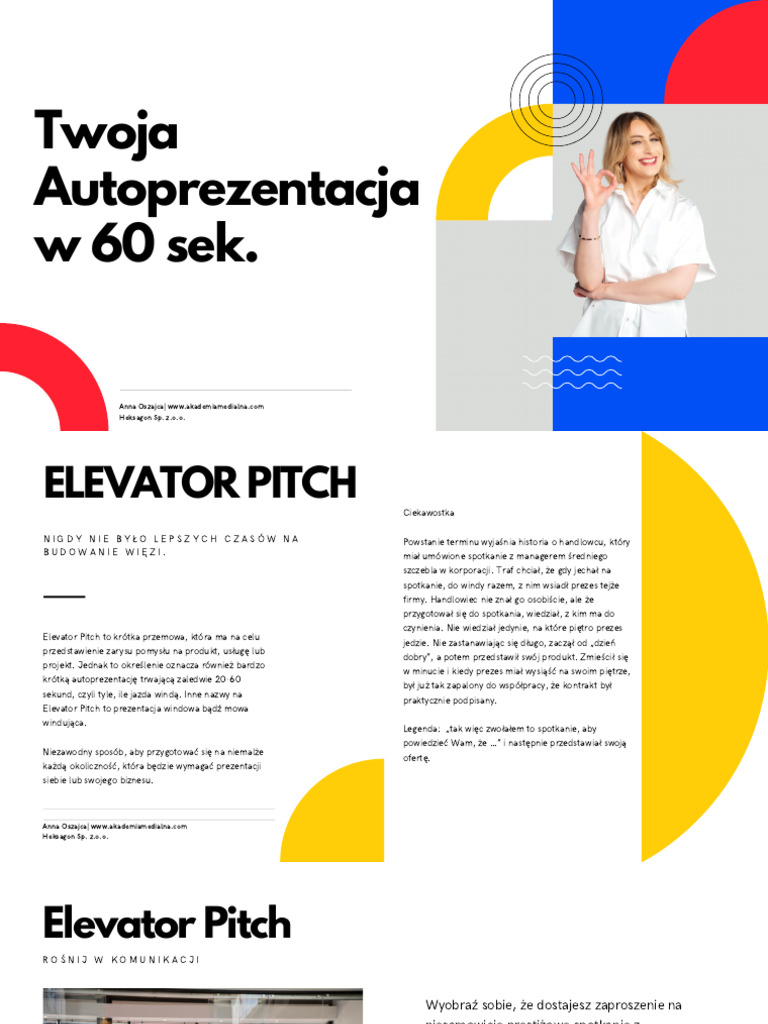 Elevator Pitch | PDF