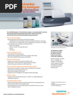 Siemens Clinitek Status Connect System Urine Analyzer | PDF