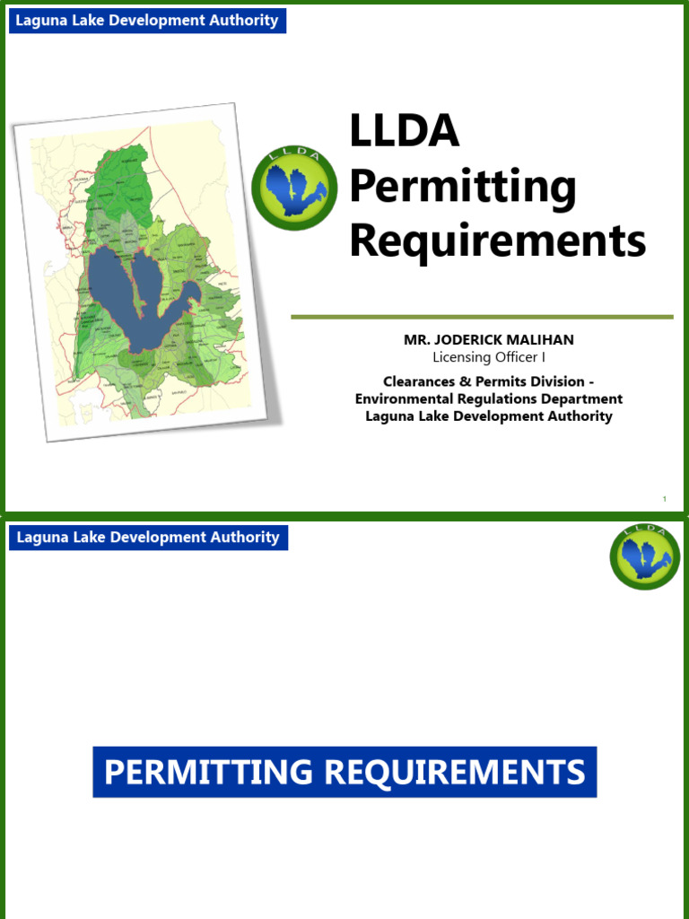 Day 2 LLDA Permitting Requirements & Policy Updates 2022 | PDF | Metro ...