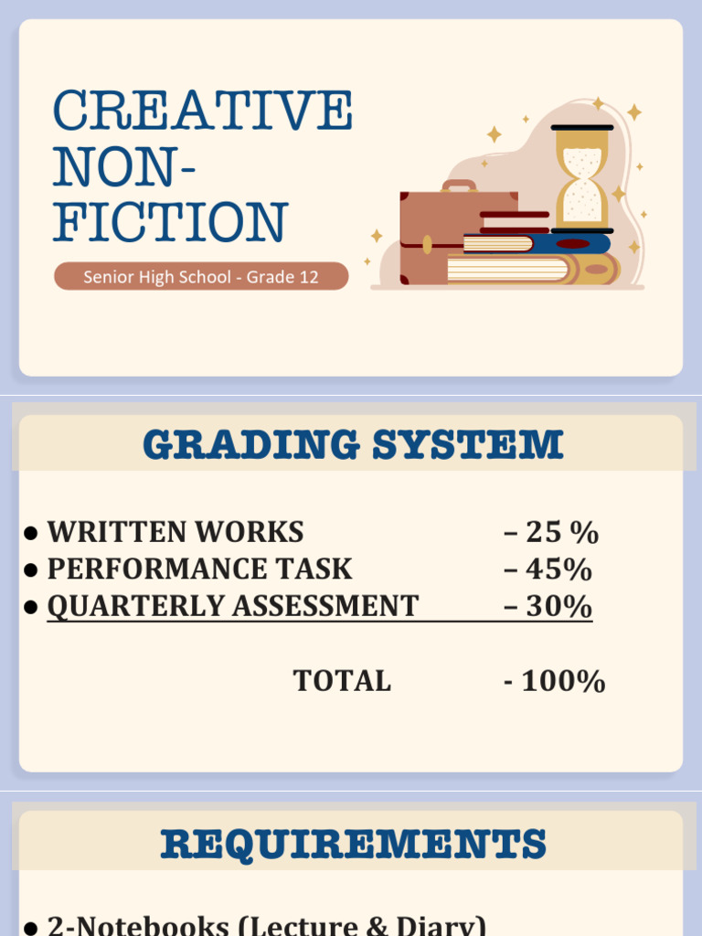 CNF Q1 Week-1 | PDF | Non Fiction | Narration
