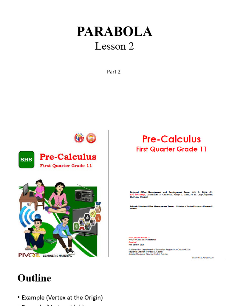 PC Parabola Part 2 | PDF | Euclidean Plane Geometry | Algebraic Geometry