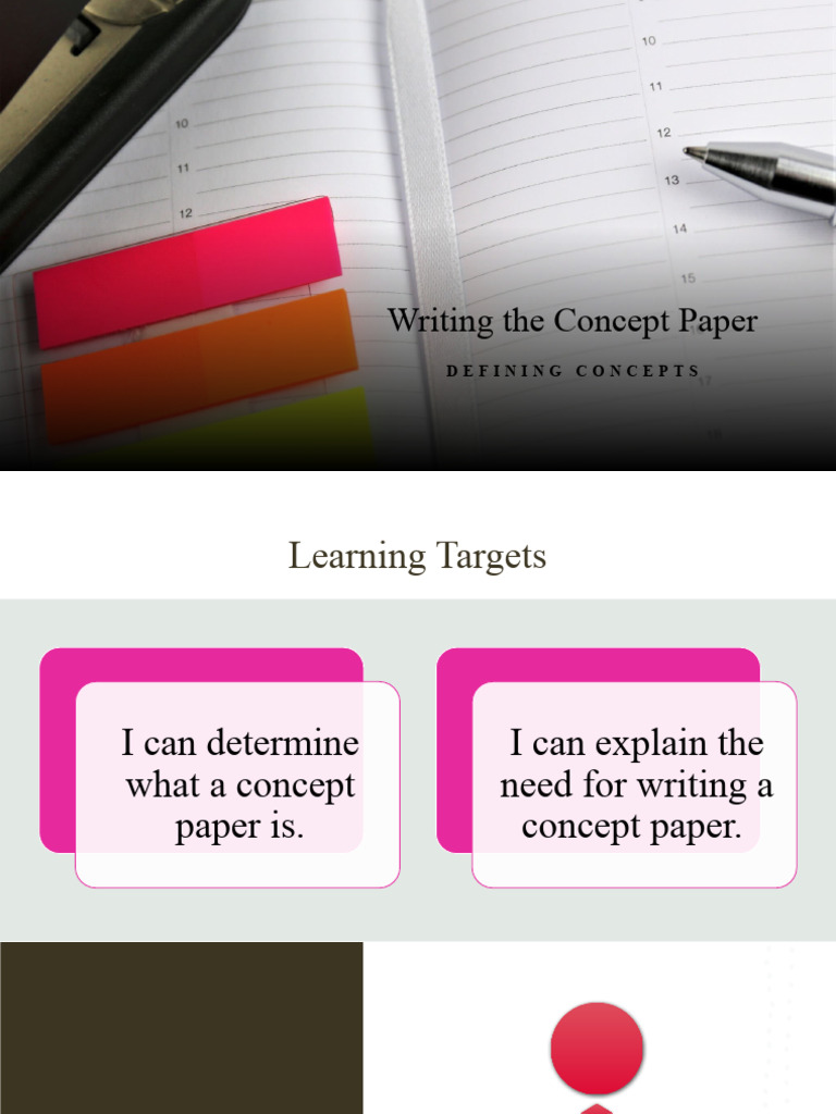 Writing A Concept Paper (Part 1) - Defining Terms | PDF | Definition ...
