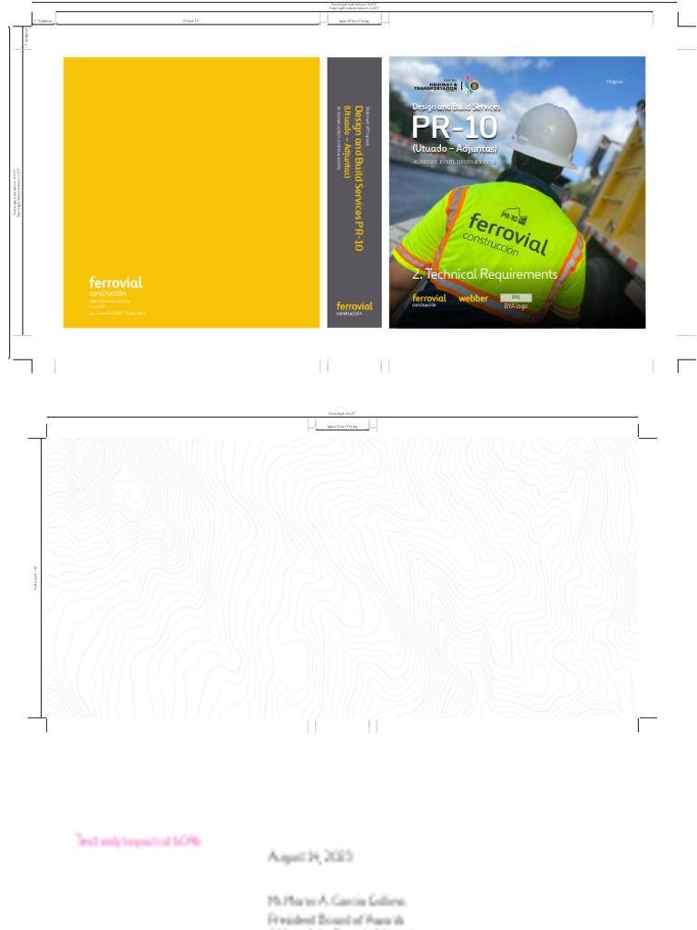 Proposal for PR-10 Design-Build Project | PDF | Topography | Engineering