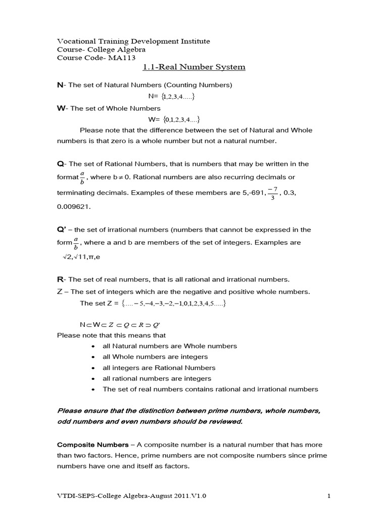 Module 1-Handout | PDF
