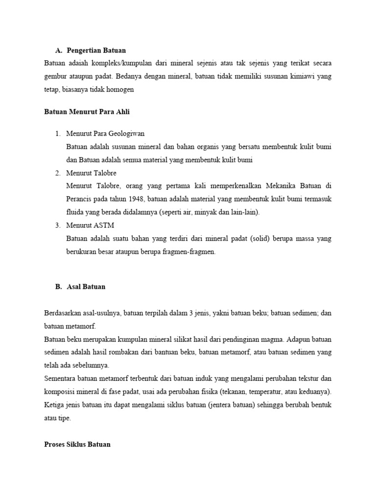 Panduan Dasar Geologi Batuan | PDF | Ilmu Sosial | Sains & Matematika