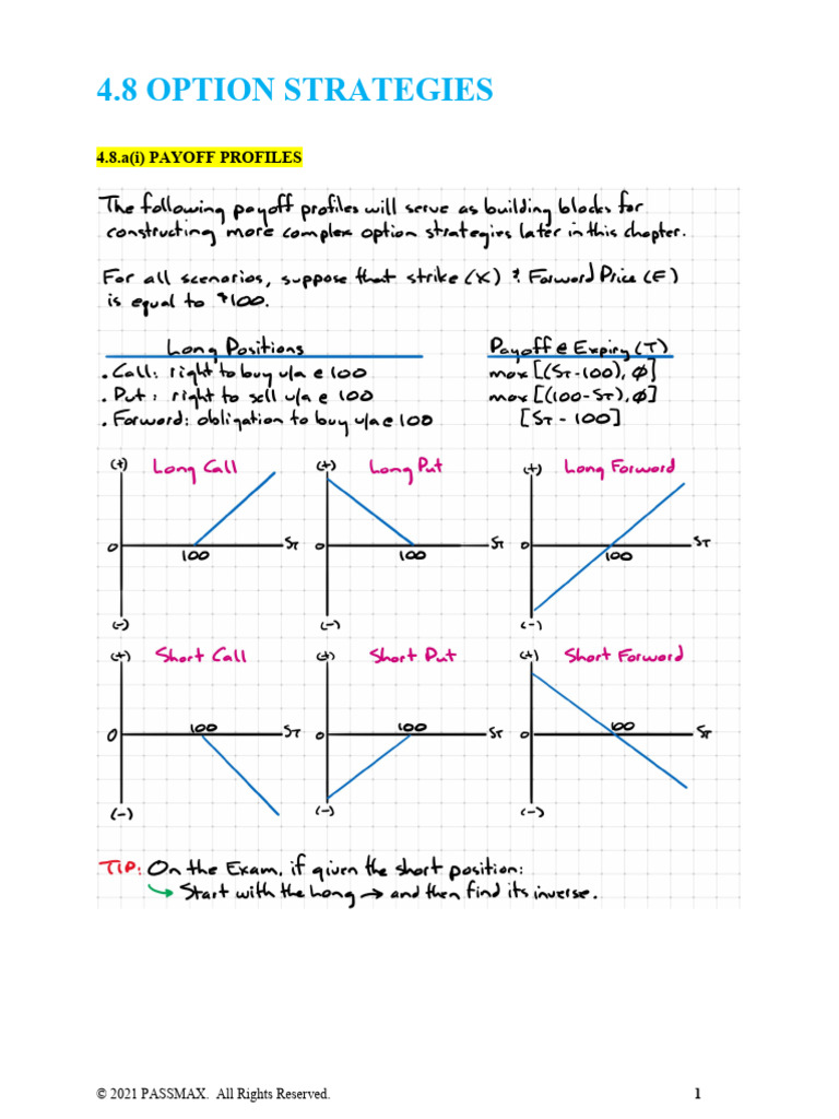 1-4.8 Option Strategies | PDF