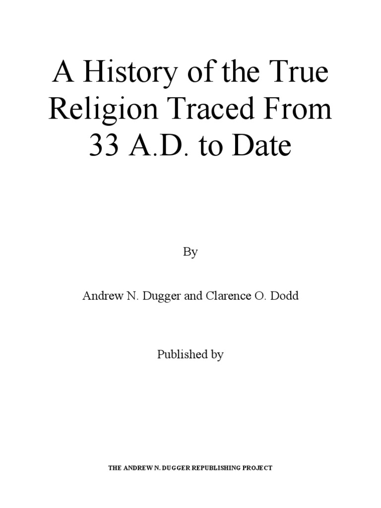 History of True Religion | PDF | Paul The Apostle | The Beast (Revelation)