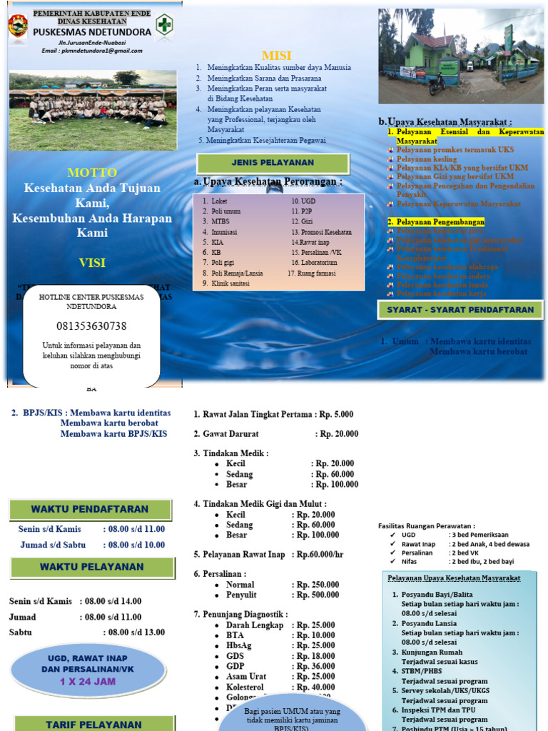 3.1.1 c.1 Leaflet Jenis-Jenis Pelayanan | PDF