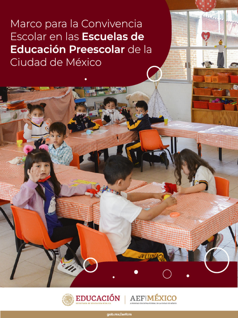 Marco para La Convivencia Escolar Preescolar Ciudad Mexico 2023 2024.1 | PDF | Educación de la ...