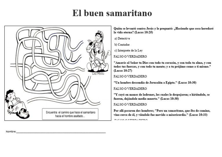 El Buen Samaritano | PDF