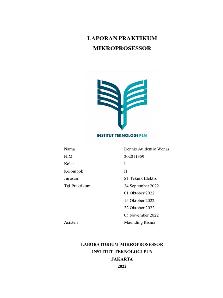 Praktikum Mikroprosesor | PDF