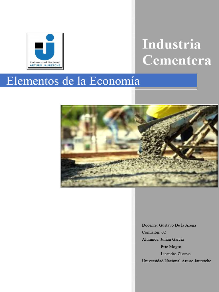 La Industria Cementera | PDF | Cemento | Dióxido de carbono