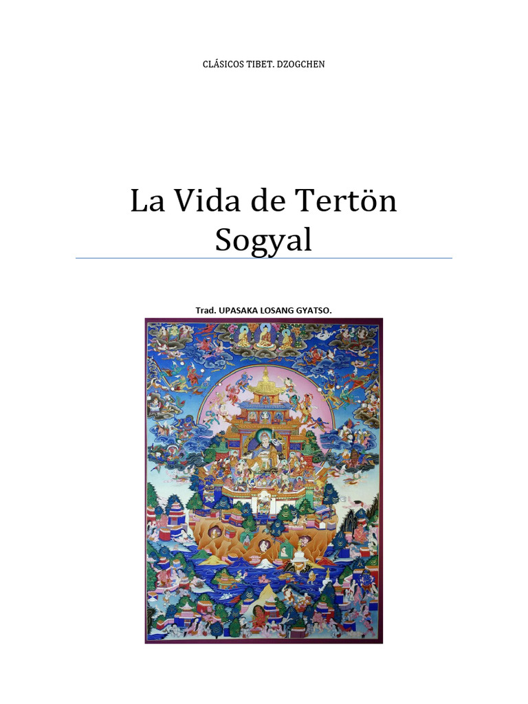 Vida y Revelaciones de Tertön Sogyal | PDF | Dzogchen | Nyingma