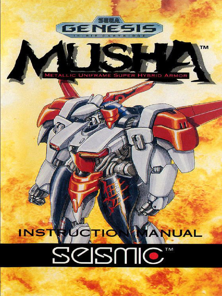 MUSHA - Genesis - Manual | PDF