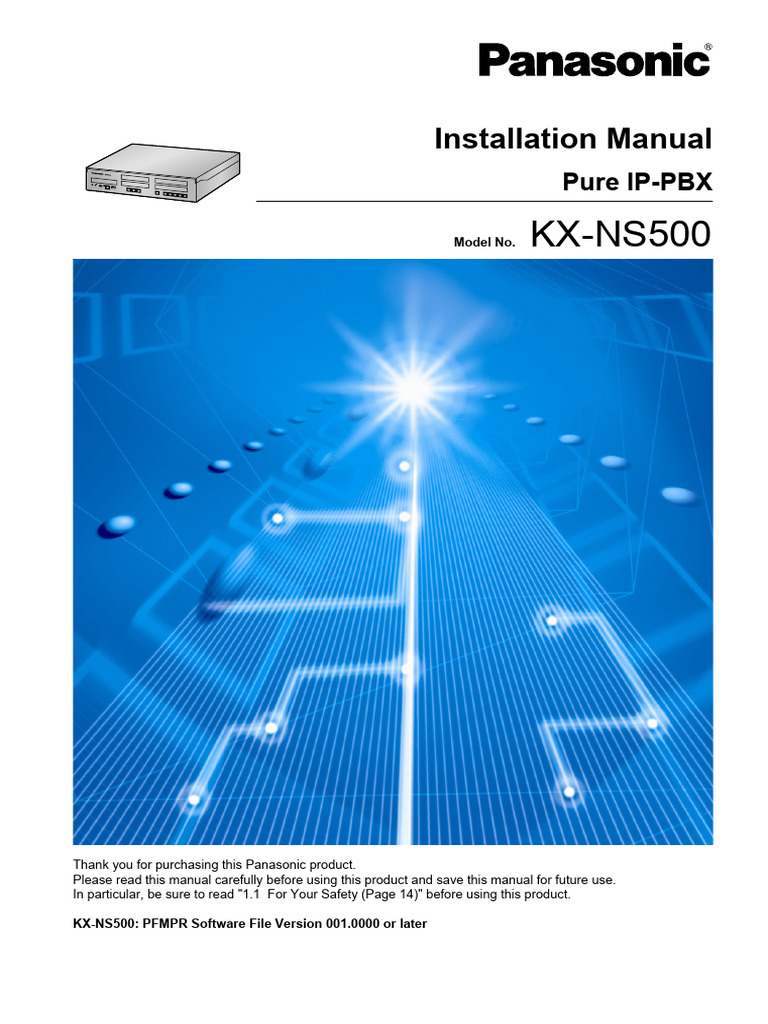 NS500 Installation Manual | PDF | Computer Network | Electrical Connector