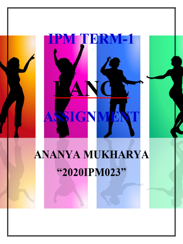 Dance Assignment Overview and Insights | PDF | Dances | Performing Arts