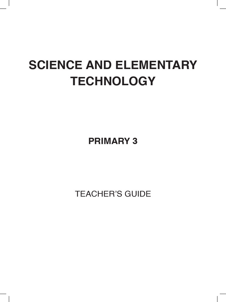 Science and Elementary Technology TG For P3 | PDF | Educational ...