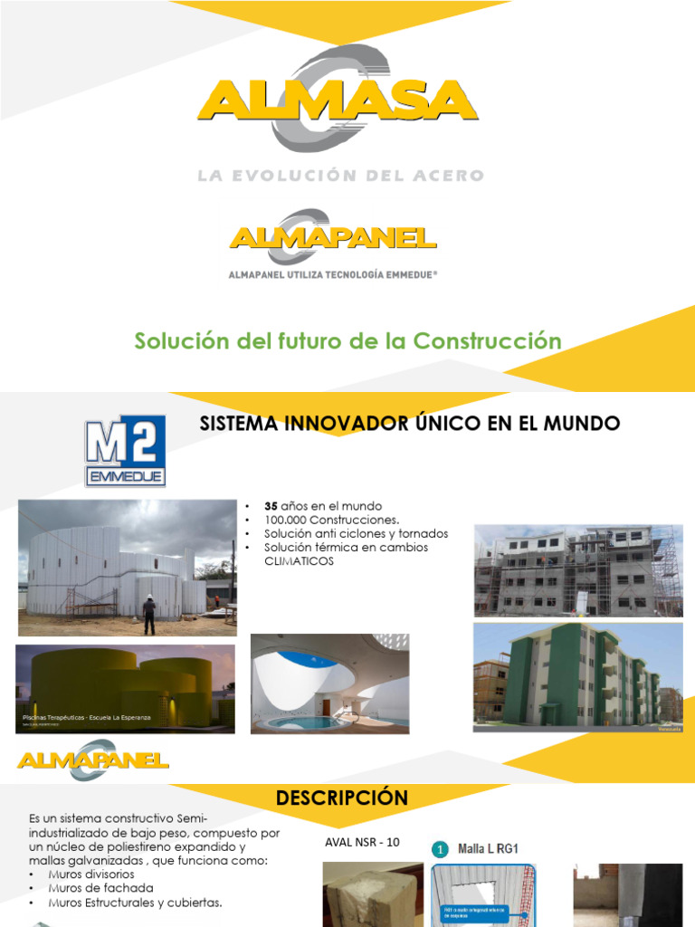 Innovación en Construcción: Almapanel | PDF | Ingeniería de Edificación ...