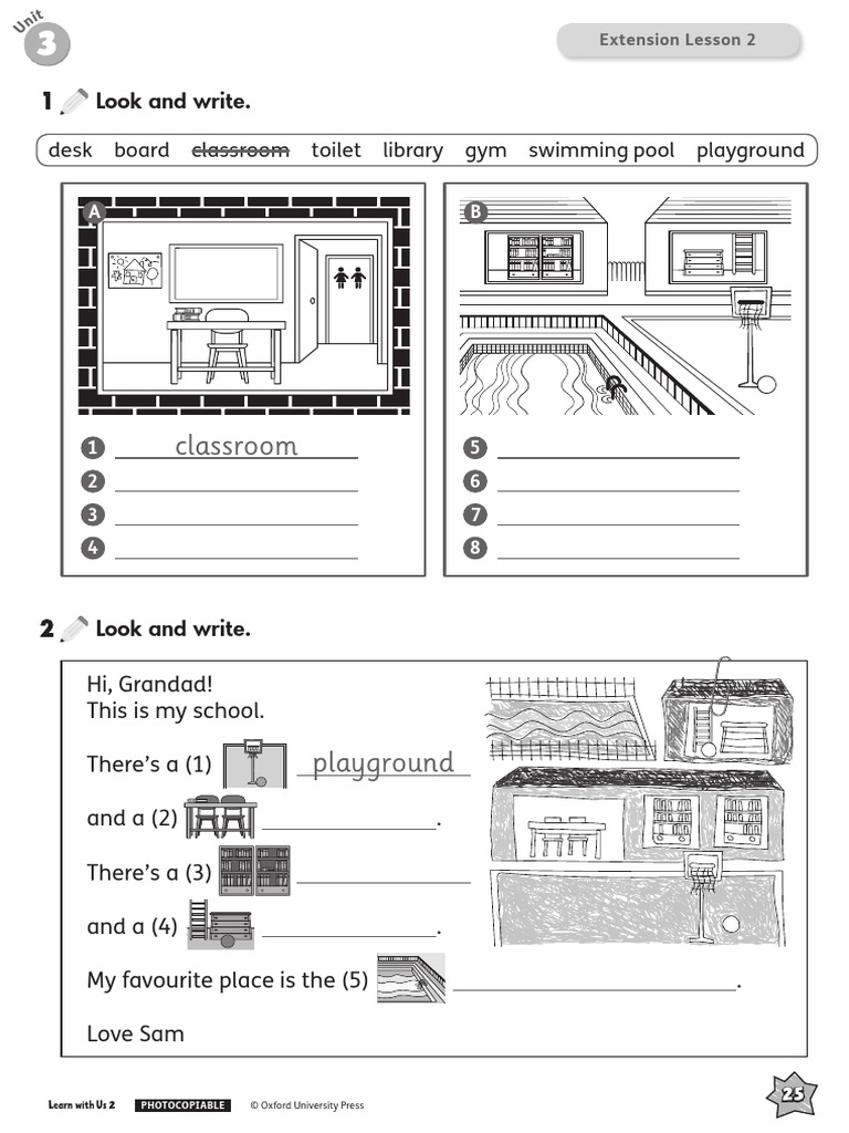 Learn With Us 2 - Extension Unit 3 | PDF
