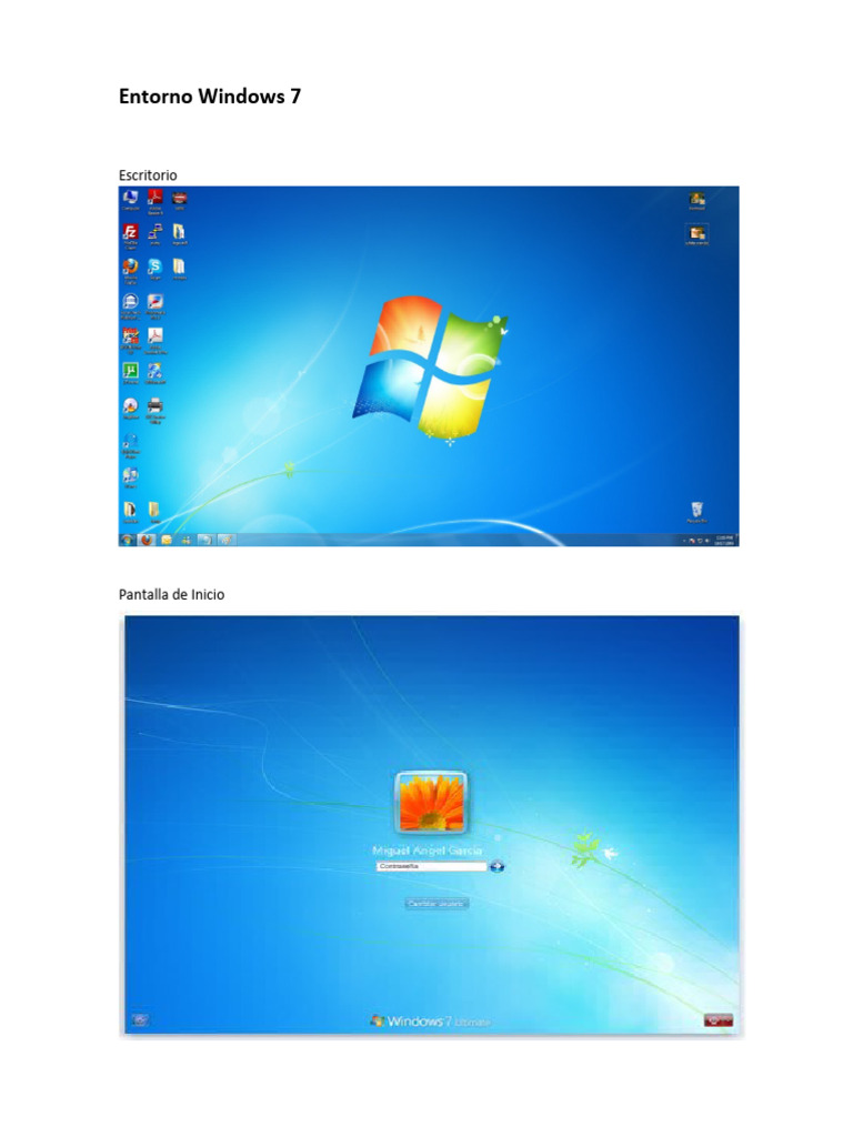 Entorno Windows 7 | PDF