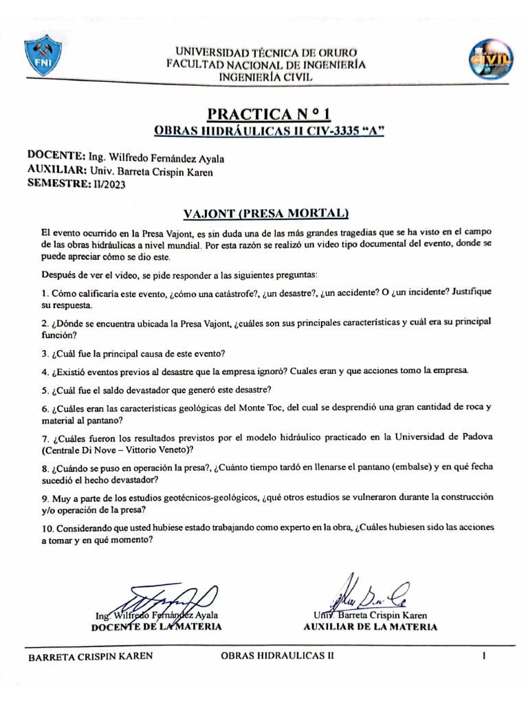 Pract 1 CIV 3335 | PDF