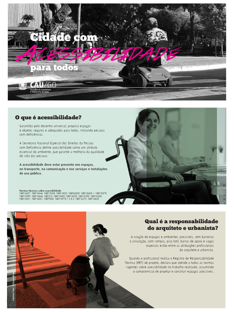 Folder Acessibilidade | PDF | Acessibilidade | Deficiência