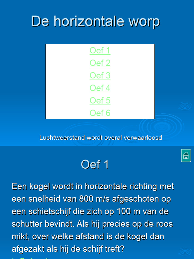 De Horizontale Worp Oefn | PDF