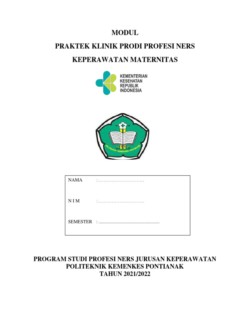 Modul Praktek Klinik Keperawatan Maternitas | PDF