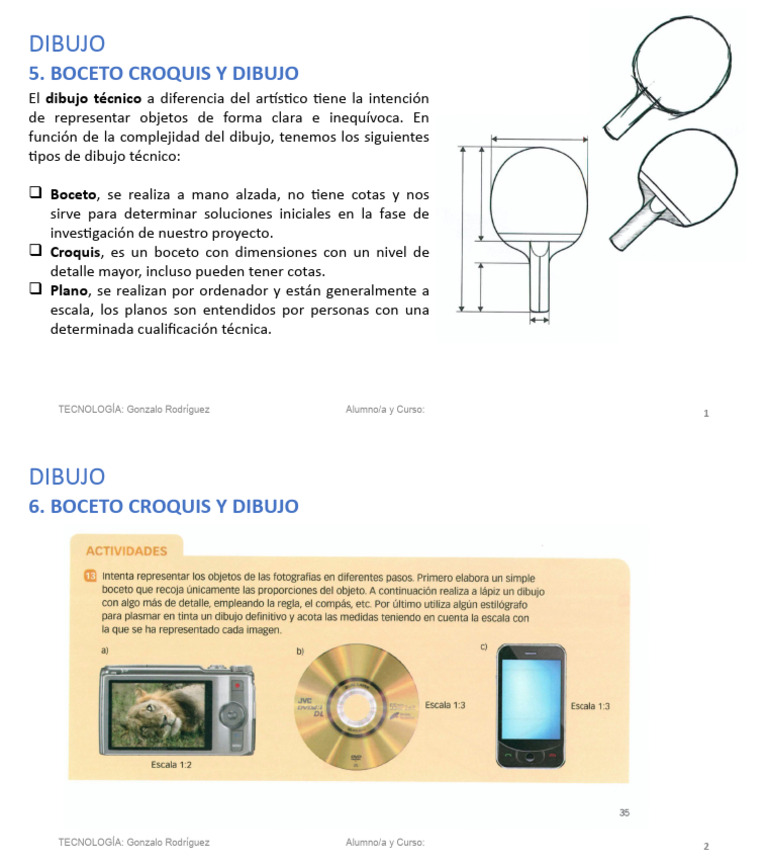 5 Boceto Croquis y Dibujo | PDF