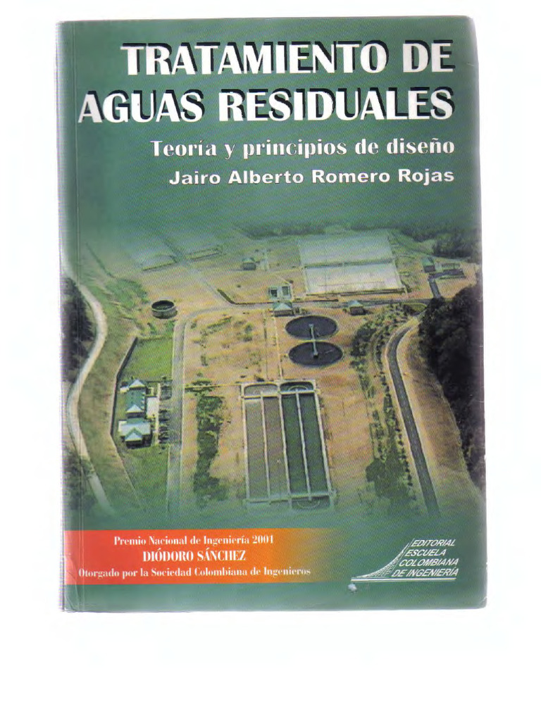 Tratamiento de Aguas Residuales Romero Jairo - Capitulo 22.1 | PDF | Tratamiento de aguas ...