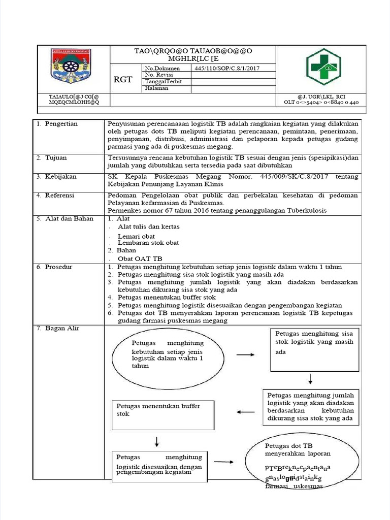 PDF Sop Penyusunan Perencanaan Logistik TB Feb | PDF