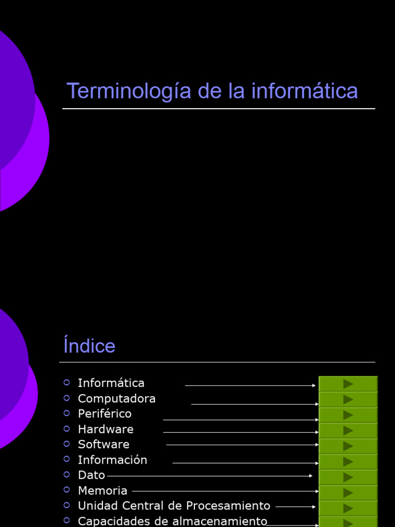 Glosario de Términos | PDF | Periférico | Hardware de la computadora