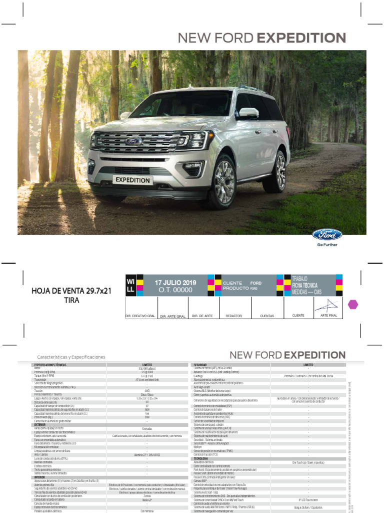 Fpe Ficha Tecnica New Expedition | PDF | Carros deportivos | Transporte privado