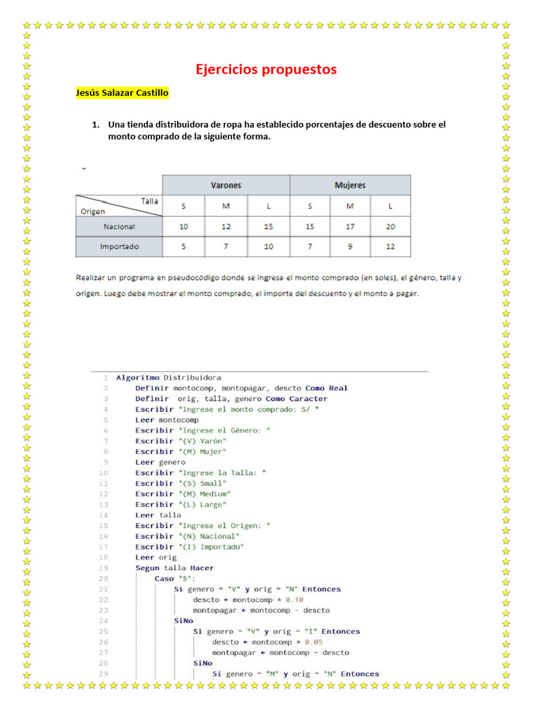 Ejercicios Propuestos | PDF