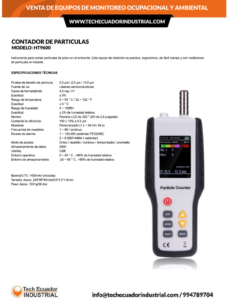 Hoja Tecnica HT9600 | PDF