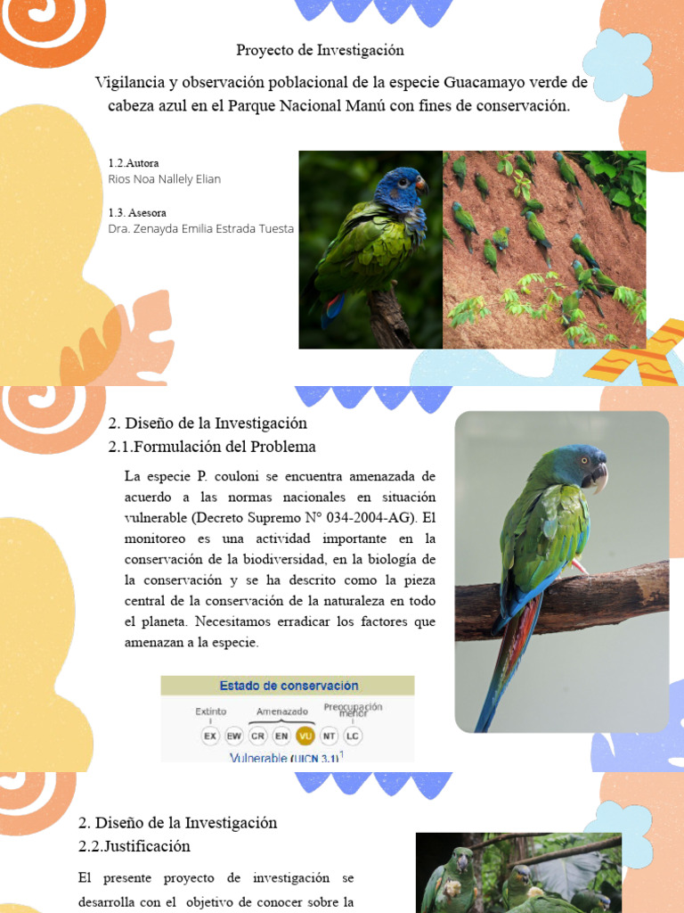 PROYECTO DE INVESTIGACION-Ara Couloni | PDF | Entorno natural | Naturaleza
