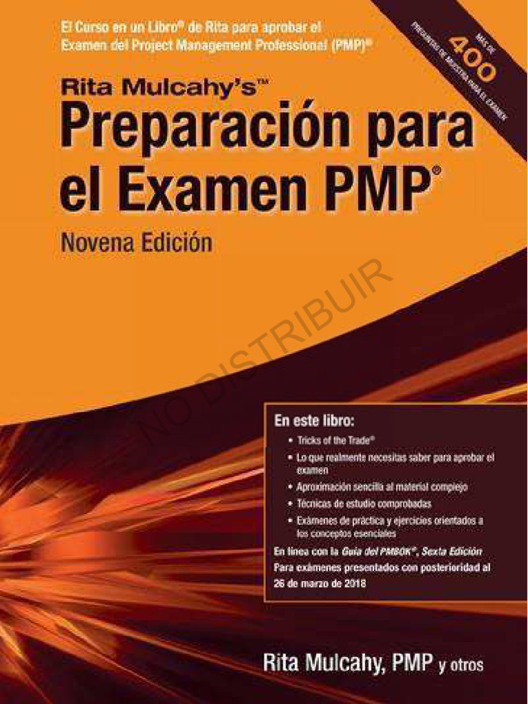 Preparacion Examen PMP Rita Mulcahy | PDF