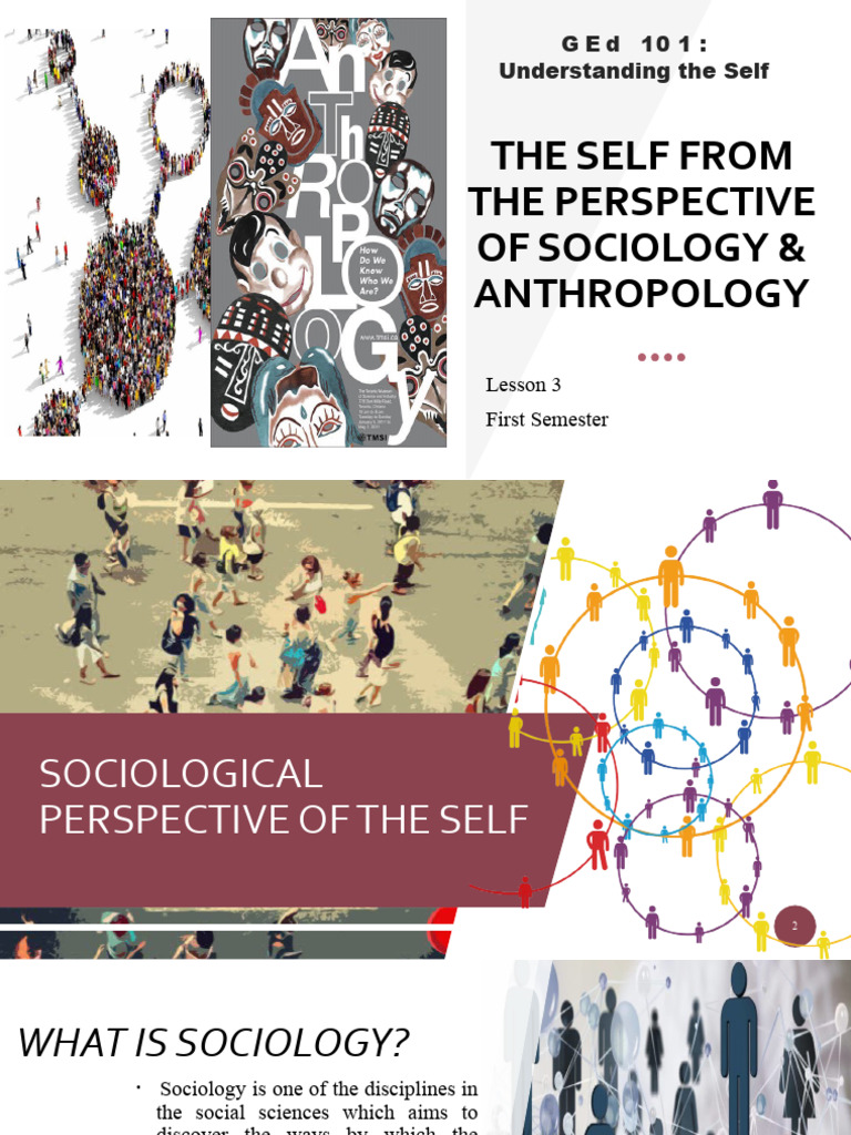 Lesson 3 Self From The Perspective of Sociology and Anthropology | PDF | Sociology | Anthropology