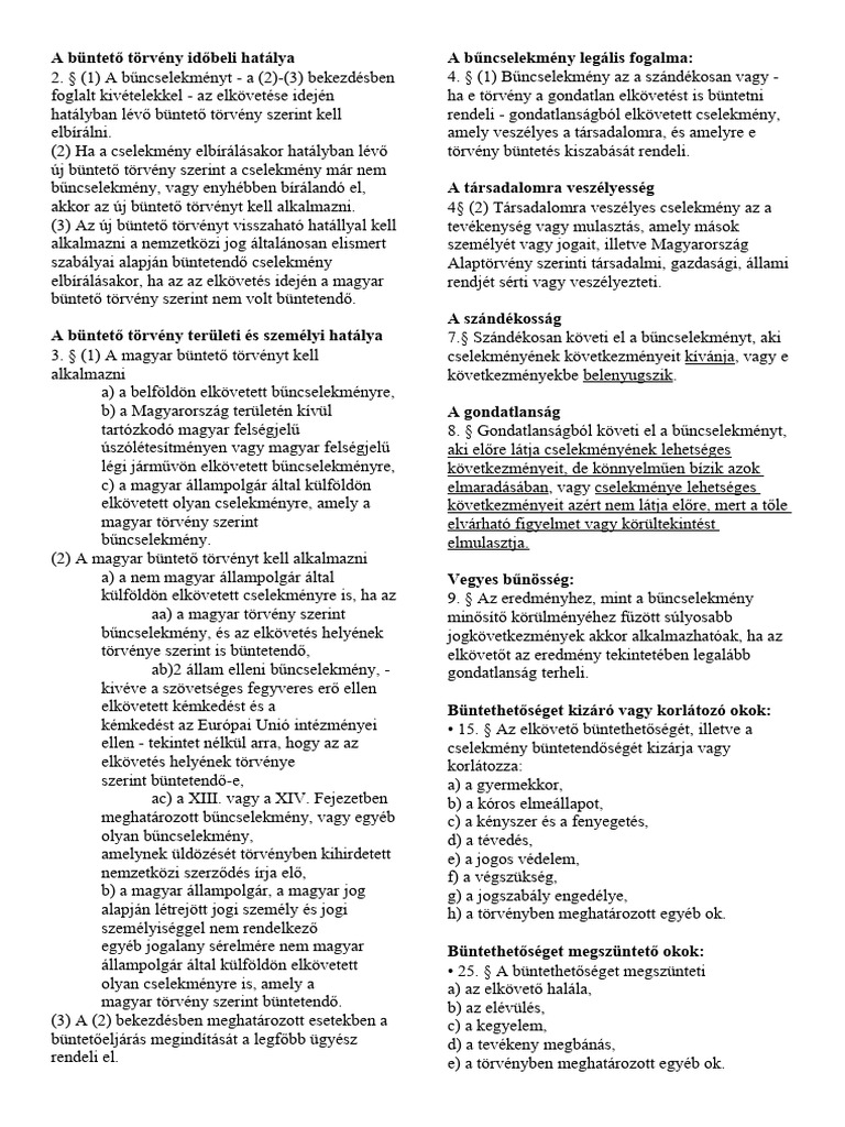 Bj1 Törvények | PDF